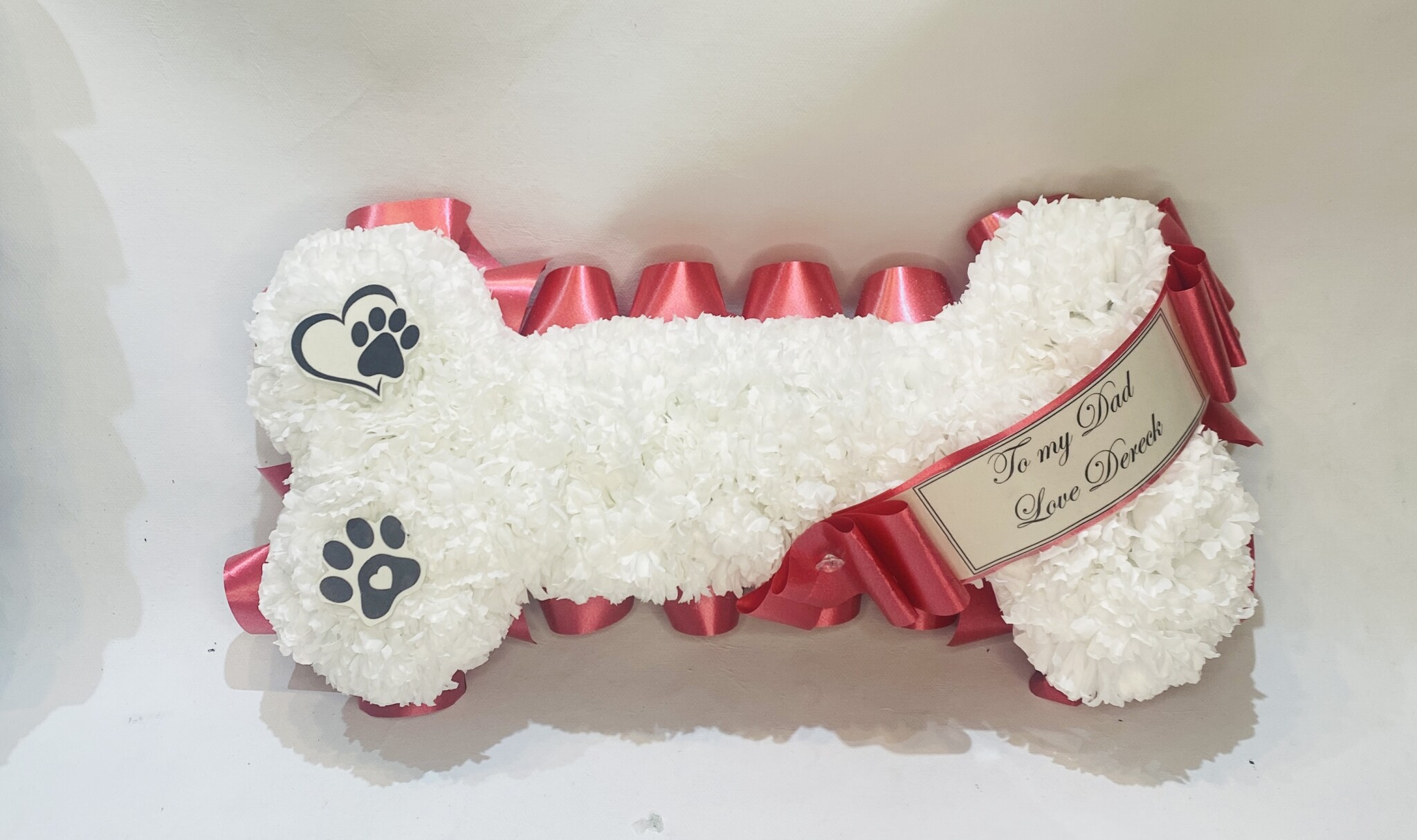 Dog Bone funeral tribute