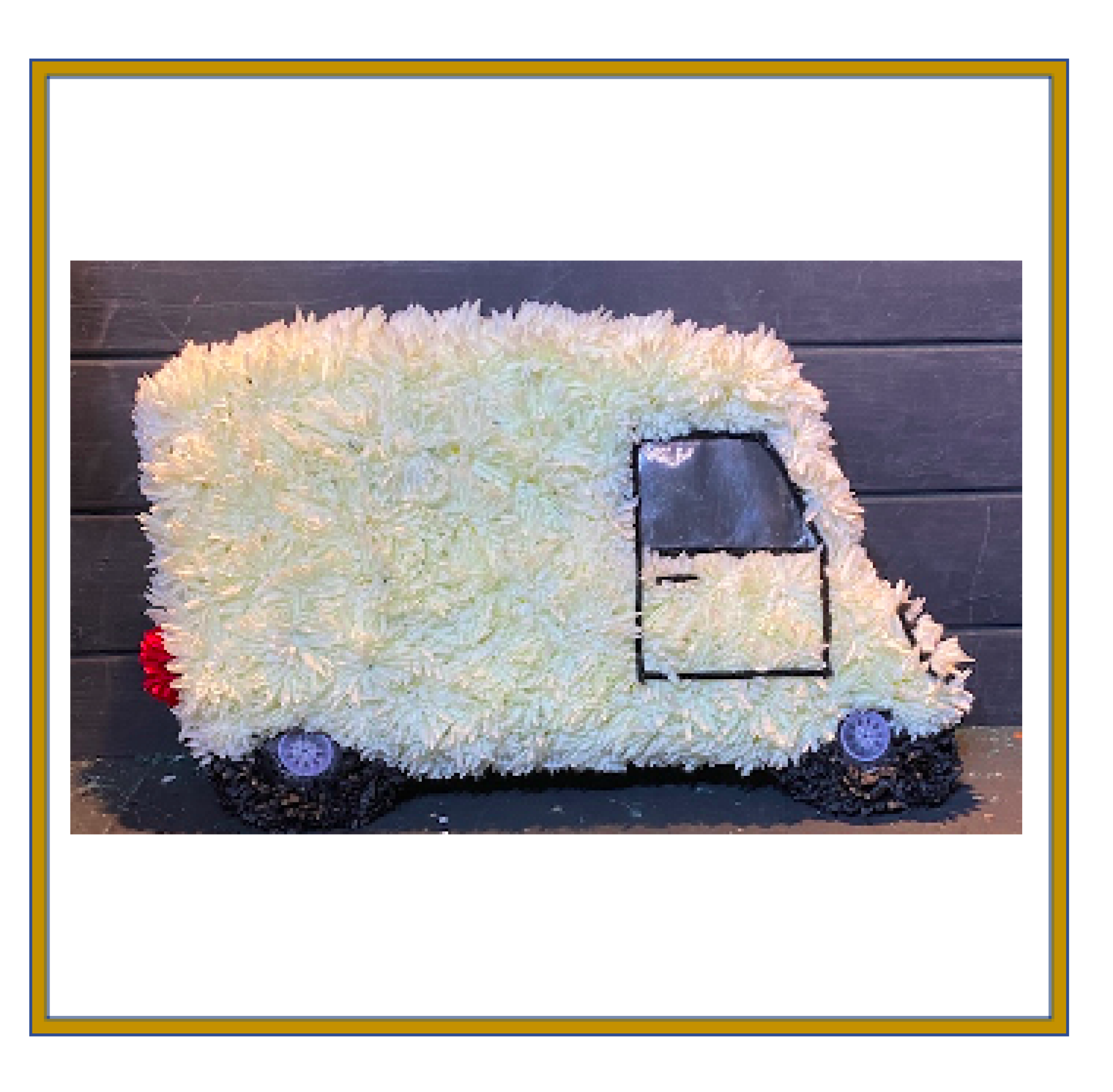 Transit Van Pick up truck funeral tribute